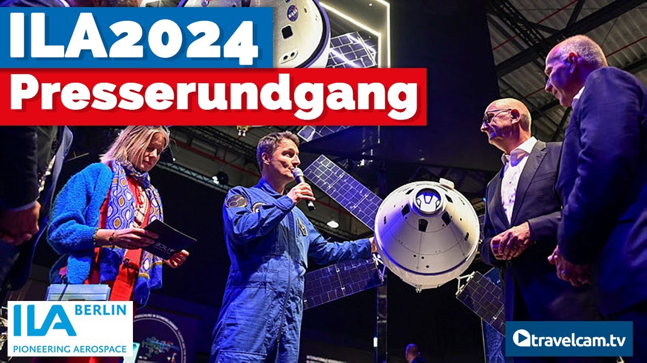 Presserundgang auf der ILA | Spannende Themen mitten im Aufbau ...