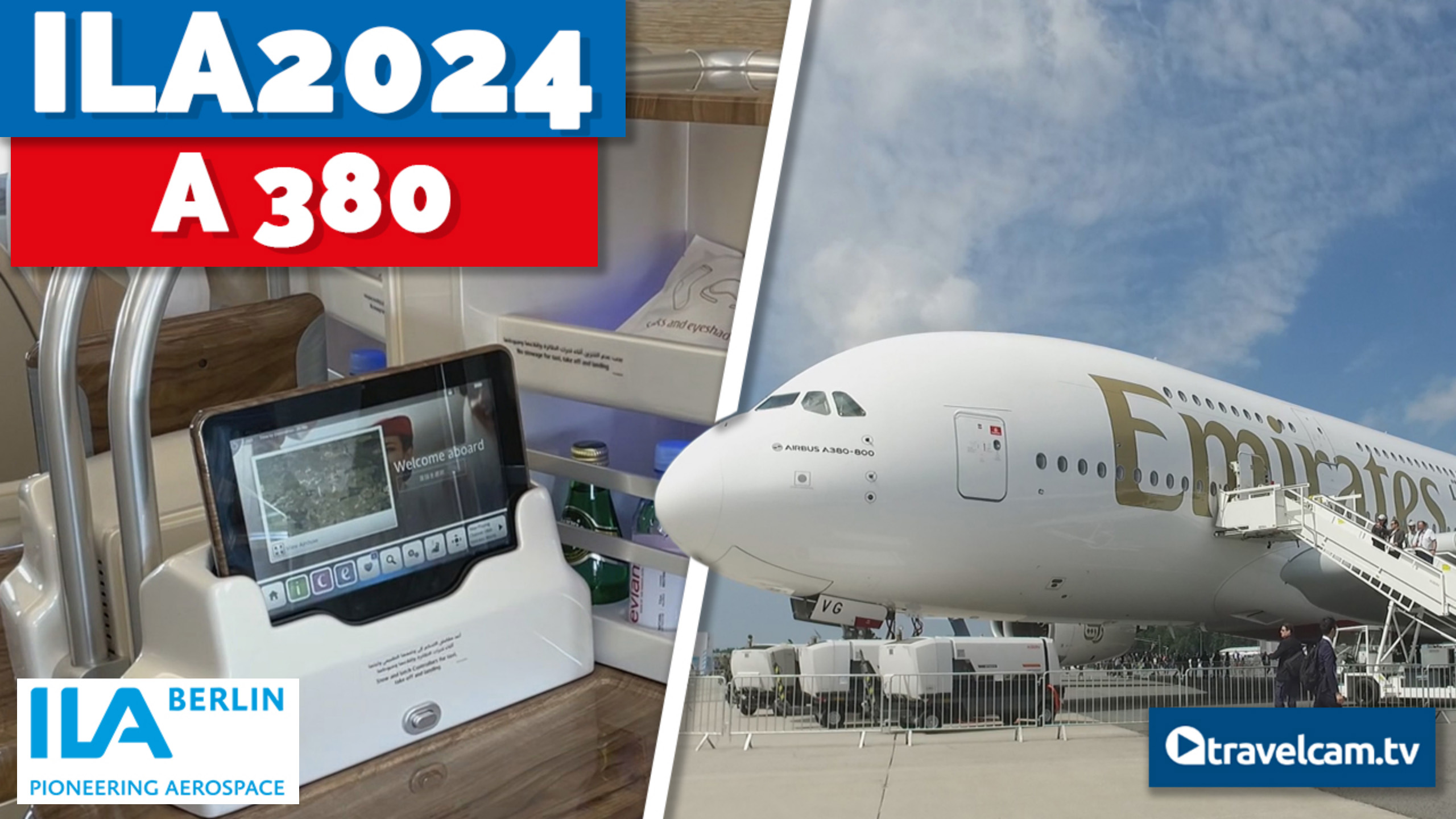 Airbus A380 auf der ILA 2024: ,,Ein Gigant der Lüfte zum Greifen nah‘‘ | travelcam.tv